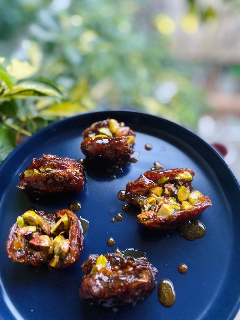 Cleopatra Dessert | Ancient Egypt Foods | Stuffed dates with pistachio ...